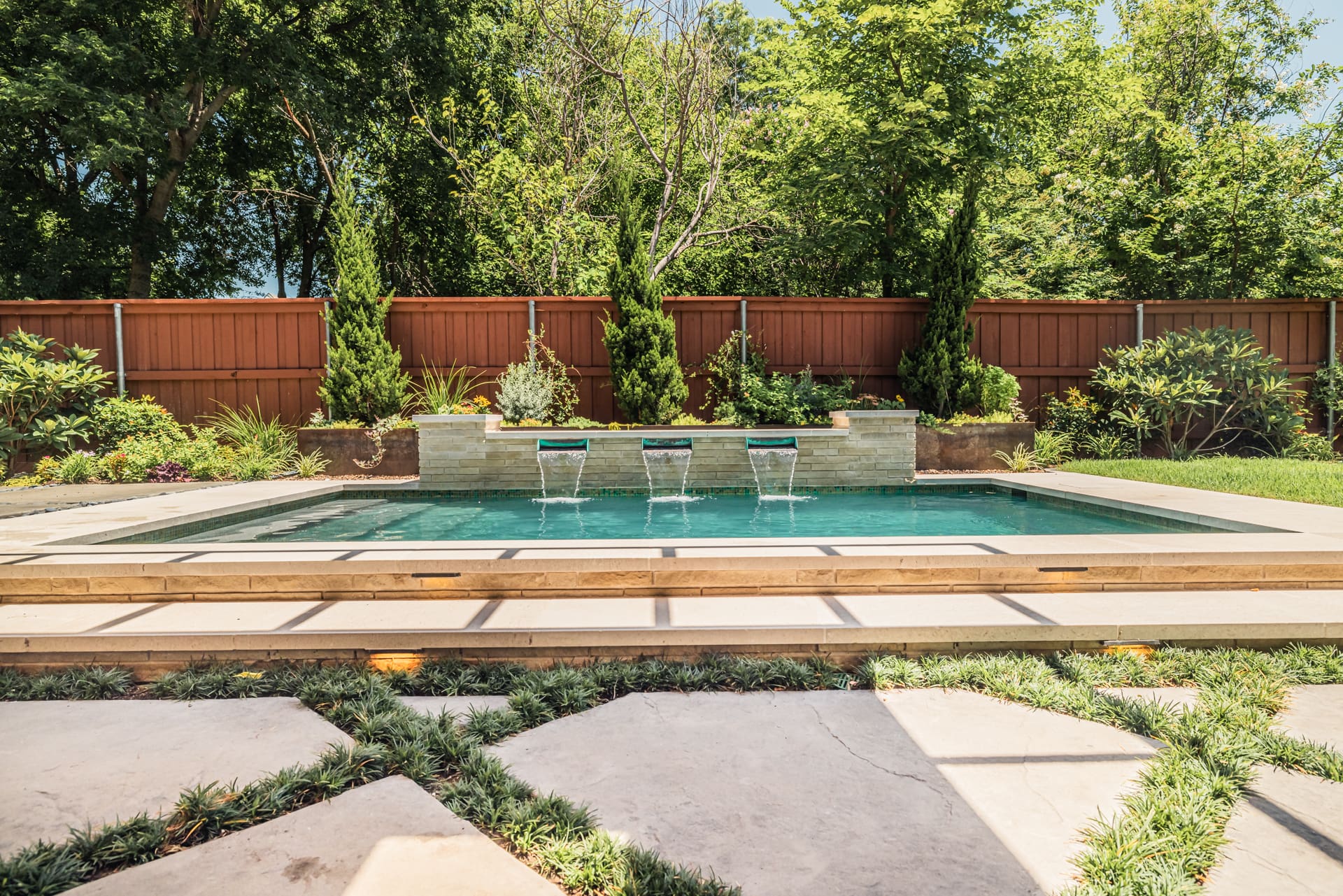 Downtown McKinney: Luxury Pool & Outdoor Living Space Design