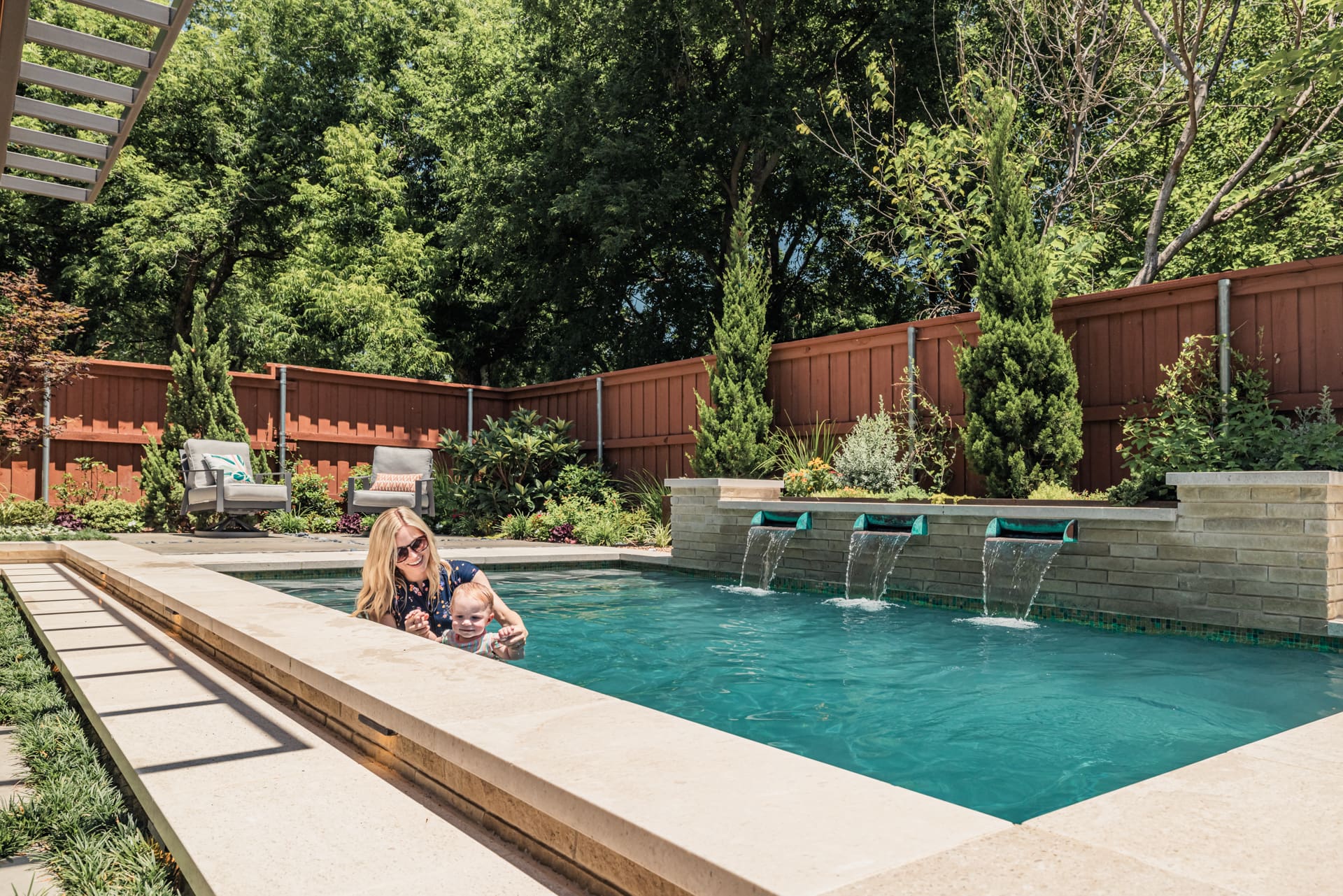 Downtown McKinney: Luxury Pool & Outdoor Living Space Design