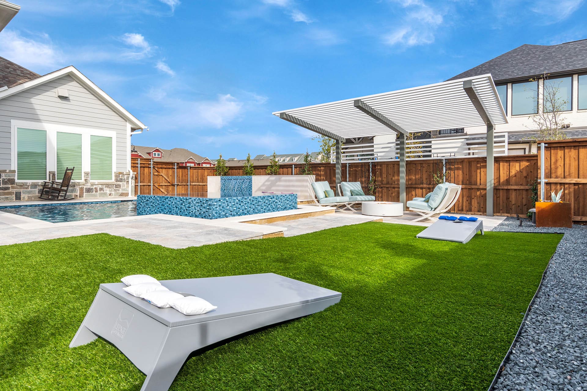 Constance Avenue: Luxury Outdoor Living & Pool Design in Dallas
